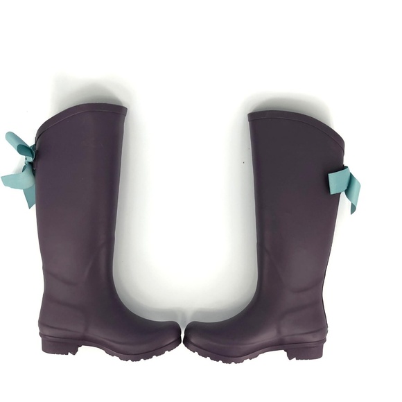 Lemon | Shoes | Berry Lemon Winter Boots Ribbon Tall Rain Boot | Poshmark